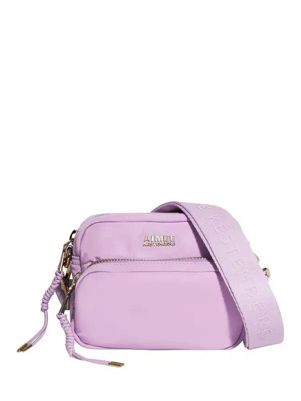 AIMEE Nylon Camera Crossbody - Lilac