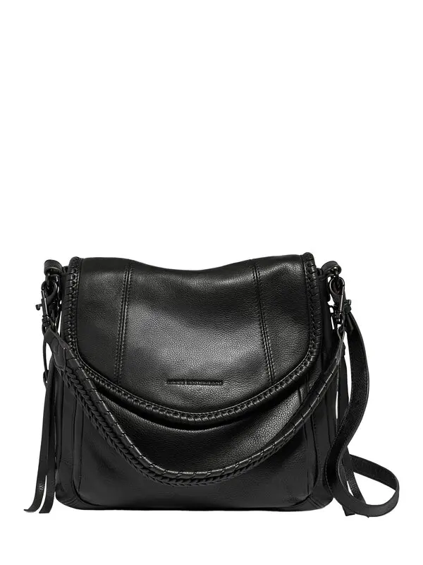 AIMEE All For Love Convertible Shoulder Bag - Black With Shiny Black