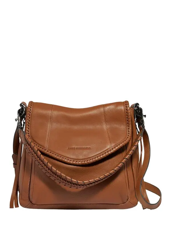 AIMEE All For Love Convertible Shoulder Bag - Chestnut Brown With Gunmetal