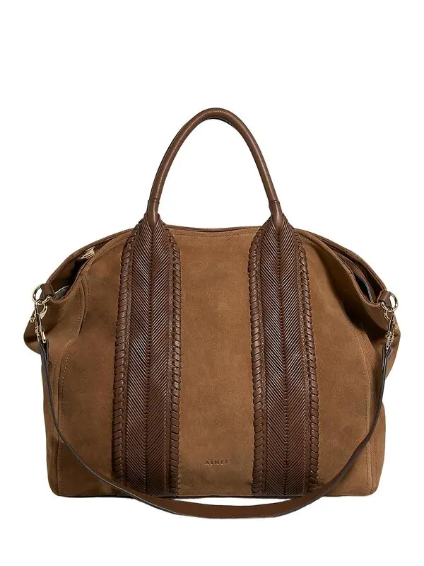AIMEE All For Love Convertible Tote - Coffee Suede