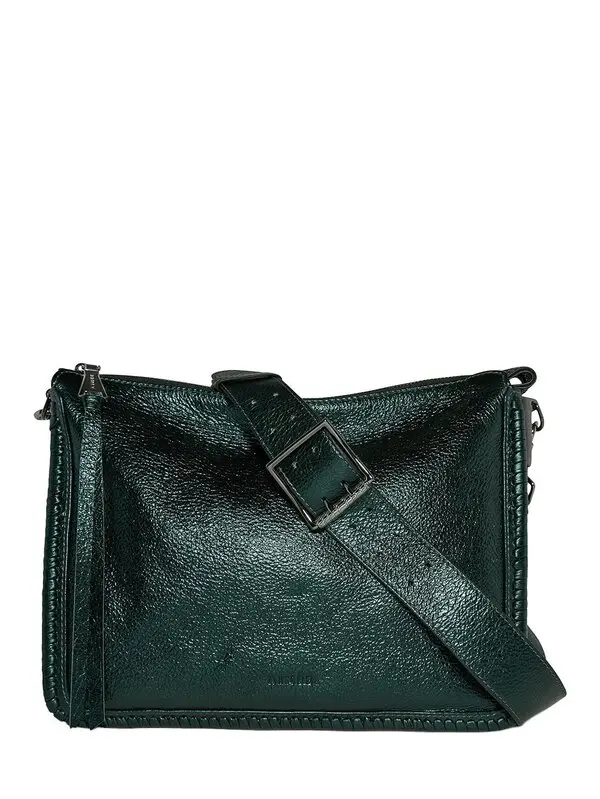 AIMEE Famous Large Crossbody - Metallic Forest
