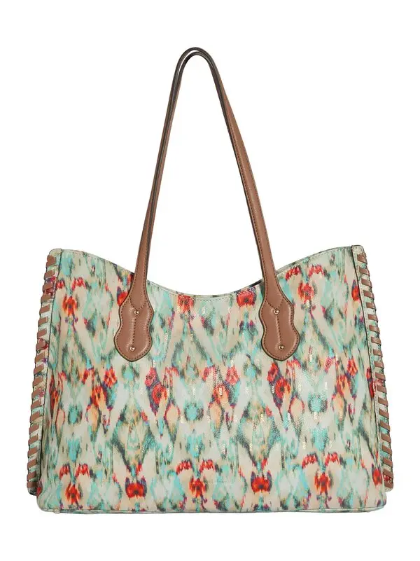 AIMEE Novelty Tote - Ikat Multi