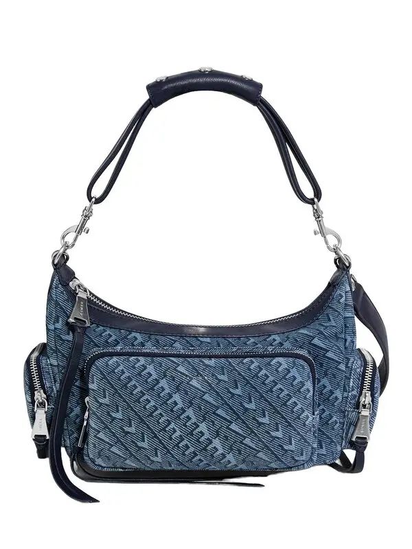 AIMEE Away We Go Shoulder Bag - Monogram Denim