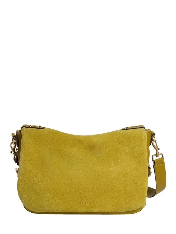 AIMEE Gramercy Messenger - Cumin Suede