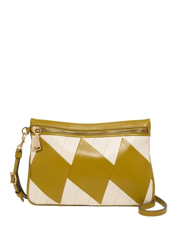 AIMEE Gramercy Novelty Convertible Crossbody - Cumin Diamond