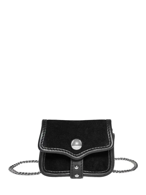 AIMEE Great Escape Micro Crossbody - Black Suede