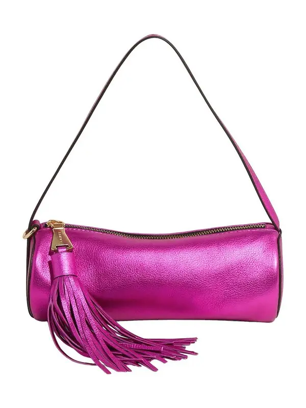 AIMEE Onyx Hour Barrel Shoulder Bag - Metallic Power Pink