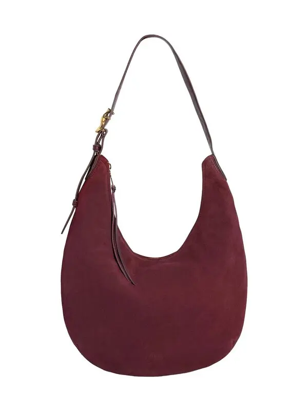 AIMEE Unity Large Hobo - Cherry Suede