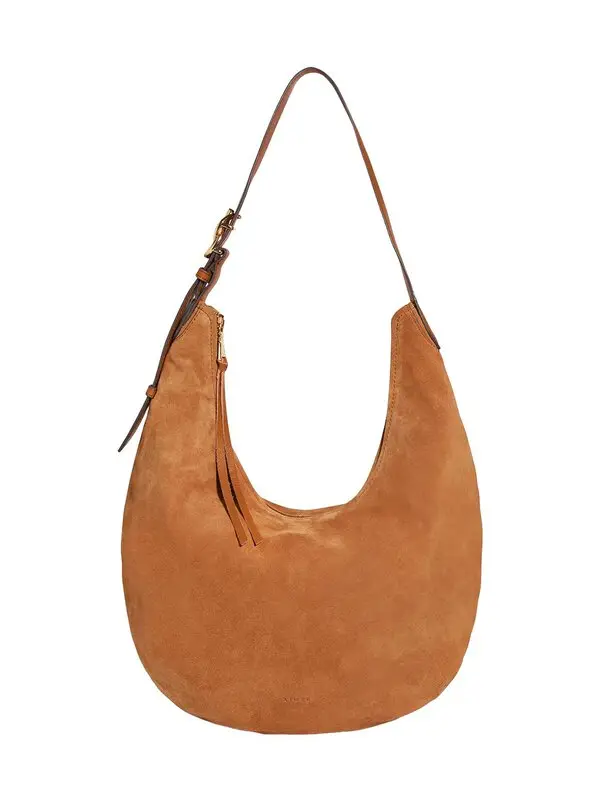 AIMEE Unity Large Hobo - Rustic Caramel Suede