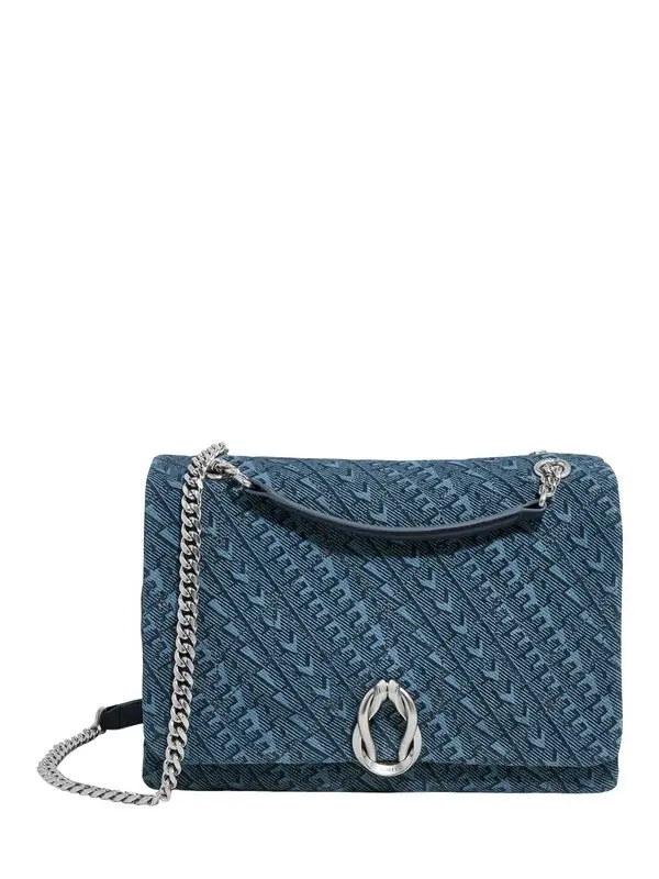 AIMEE Unity Novelty Medium Shoulder Bag - Monogram Denim