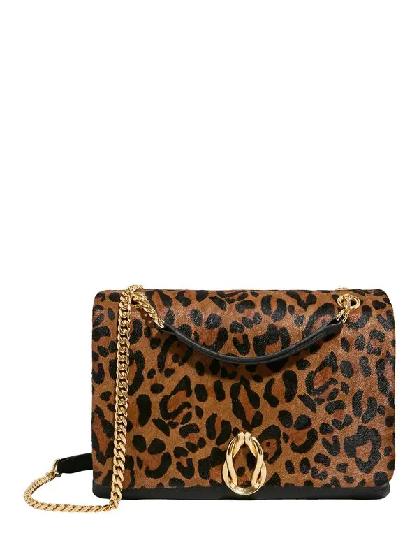 AIMEE Unity Novelty Medium Shoulder Bag - Wildcat Haircalf