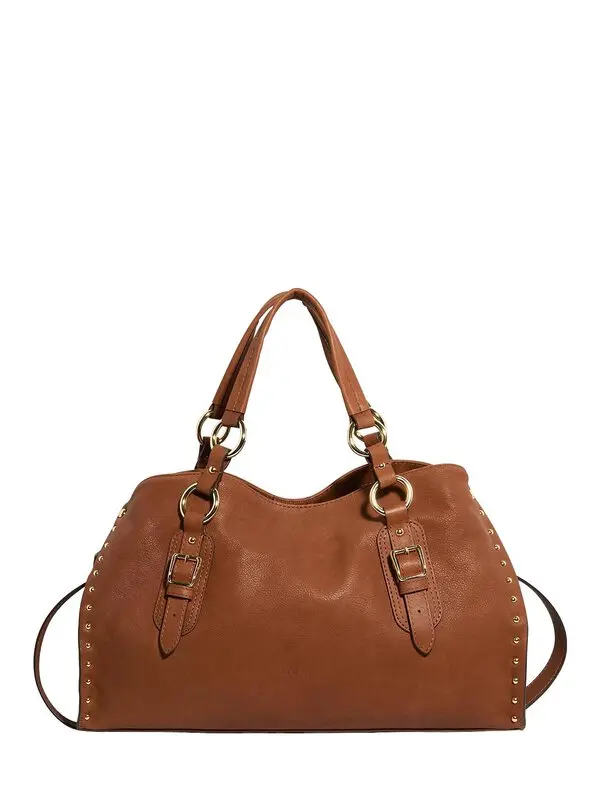 AIMEE Rodeo Large Satchel - Chestnut