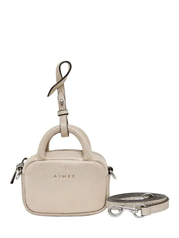 AIMEE Ritual Charm Bag - Metallic Sand