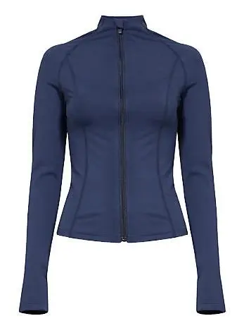 SISTERLY TRIBE Softsculpt Zip High-neck Jacket - Navy