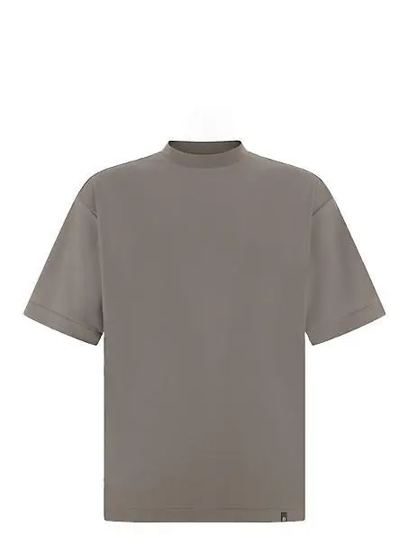 Boggi Milano S.cafè® Yarn Tech Cotton-jersey T-shirt - Mud