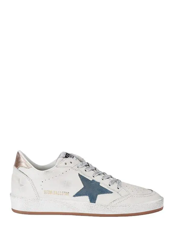 GOLDEN GOOSE Ball Star Leather Low-top Trainers - White/comb