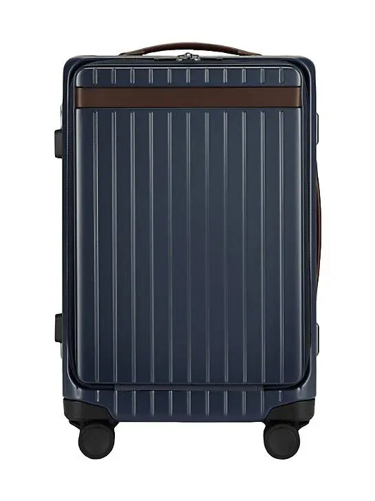 CARL FRIEDRIK Carry-on 4-wheel Suitcase - Navy/hackett