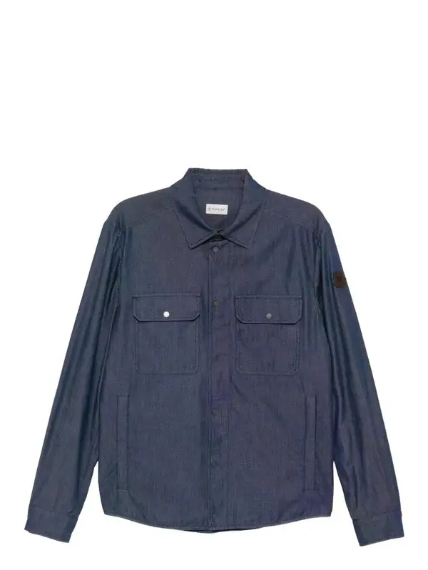 Moncler Denim Shirt Jacket - Blue