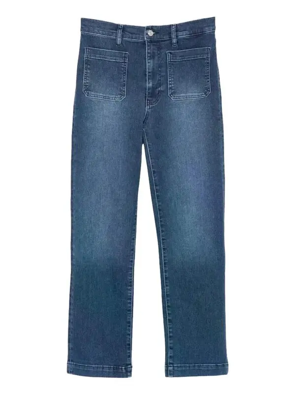 FRAME Cropped Jeans - Blue