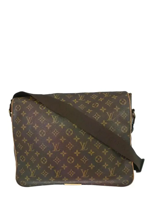 LOUIS VUITTON 2002 Monogram-pattern Messenger Bag - Brown
