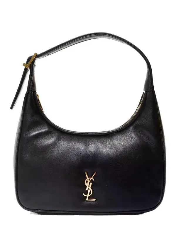 Saint Laurent Mini Calypso Logo Shoulder Bag - Black