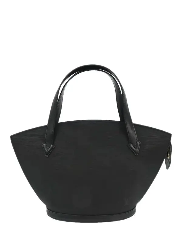 LOUIS VUITTON 2001 Leather Tote Bag - Black