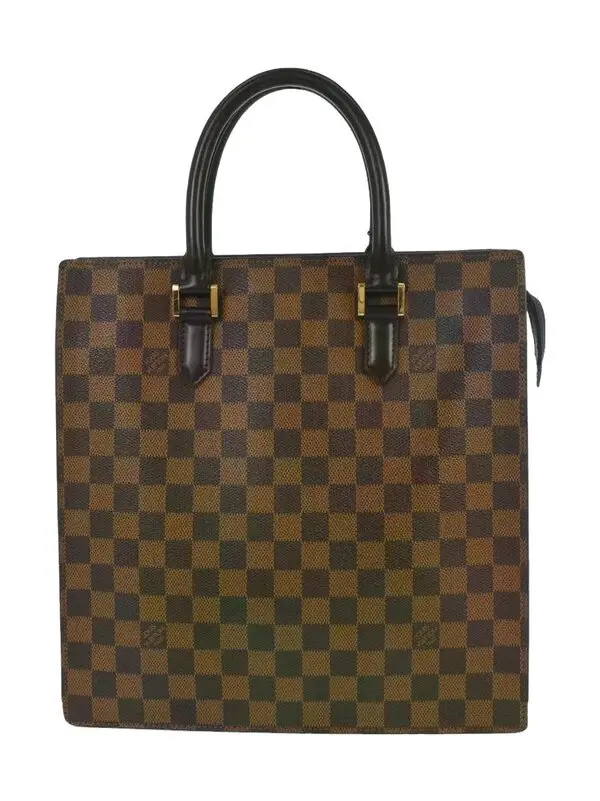 LOUIS VUITTON 1998 Pm Damier-monogram Tote Bag - Brown