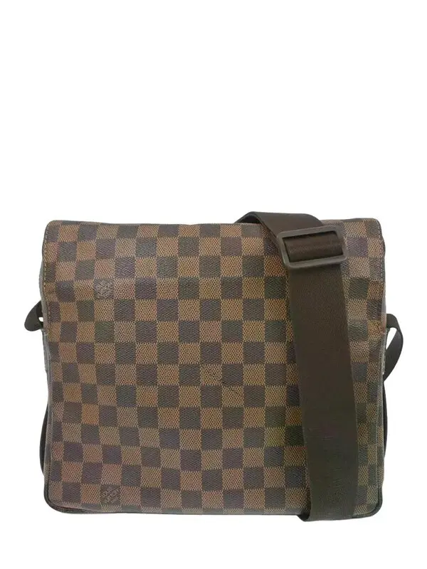 LOUIS VUITTON 2007 Check-print Cross Body Bag - Brown