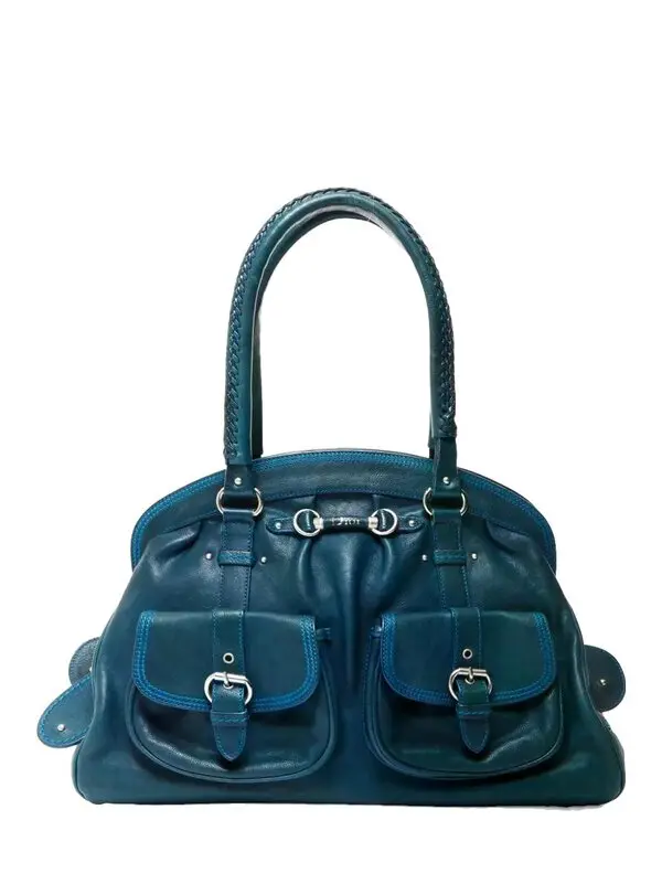 Dior 2006 Leather Satchel - Blue