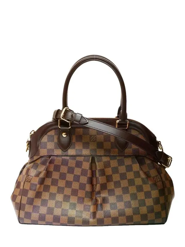 LOUIS VUITTON Trevi Pm Damier Ebene Tote Bag - Brown