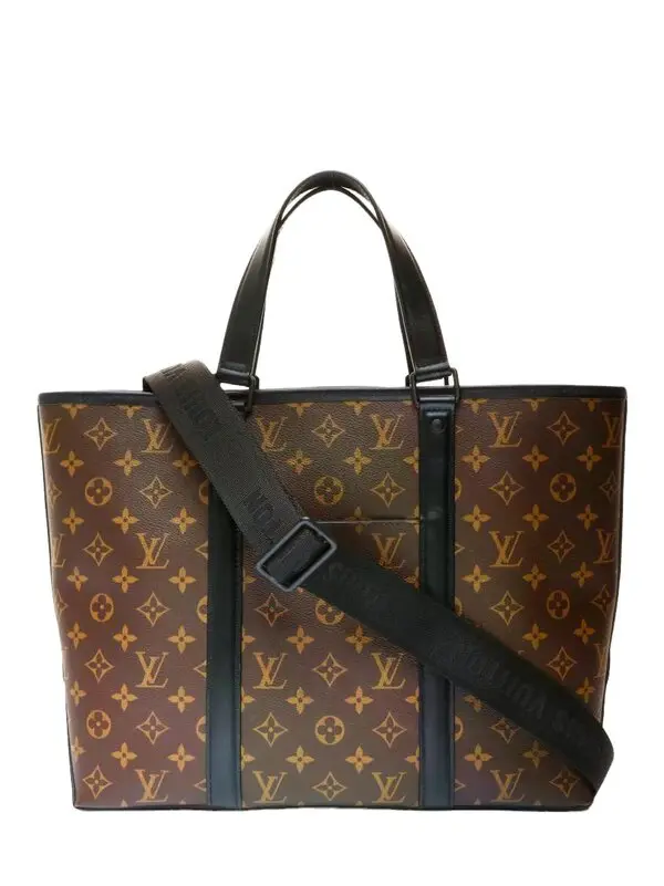 LOUIS VUITTON Pm Weekend Monogram-macassar Tote Bag - Brown