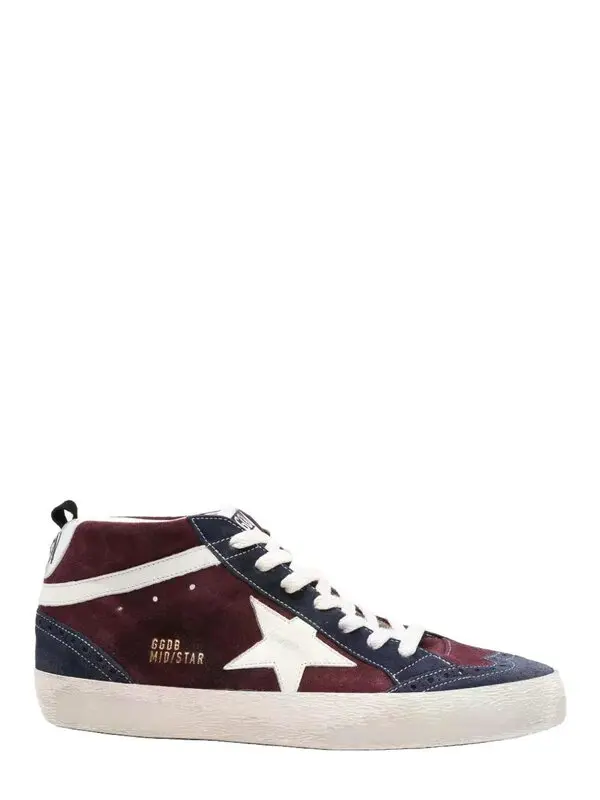 GOLDEN GOOSE Mid Star Sneakers - Red