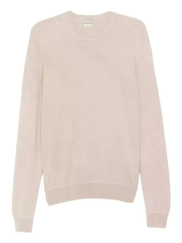 Massimo Alba Kane Pure Cashmere Crew Neck Jumper - Neutrals