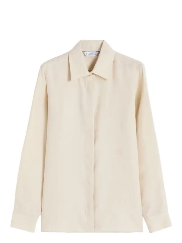 Max Mara Linen Canvas Shirt - Beige