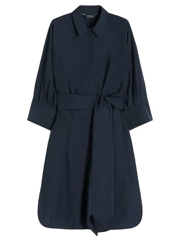 Max Mara Cotton Shirt Dress - Midnightblue