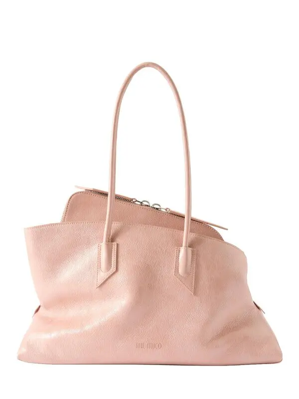 Attico La Passeggiata Medium Leather Tote - Pink