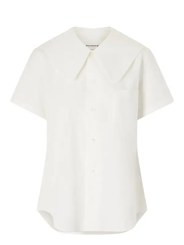 Comme Des Garçons Cotton Poplin Shirt - White