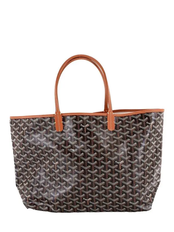 Goyard Saint Louis Pm Tote Coated Canvas - Brown