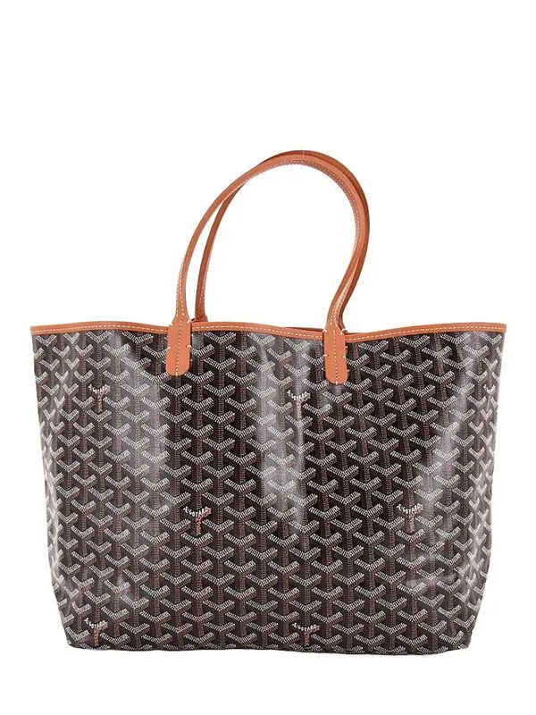 GOYARD Pm Saint Louis Tote Coated Canvas - Brown