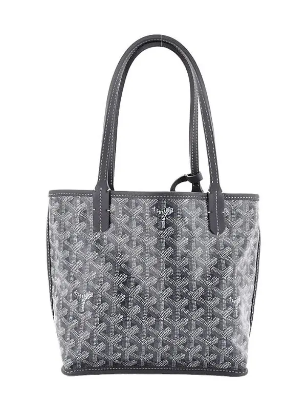 Goyard Anjou Reversible Tote Coated Canvas - Gray
