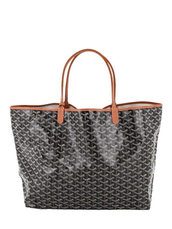 Goyard Gm Saint Louis Tote Coated Canvas - Brown