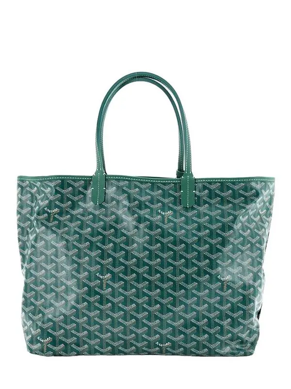 Goyard Pm Saint Louis Tote Coated Canvas - Green