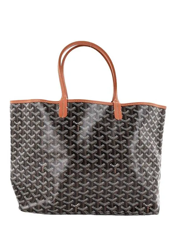 GOYARD Pm Saint Louis Tote Coated Canvas - Black