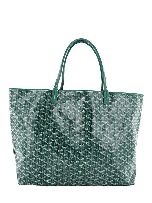 Goyard Gm Saint Louis Tote Coated Canvas - Green