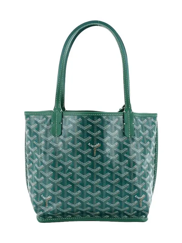 Goyard Anjou Reversible Tote Coated Canvas - Green