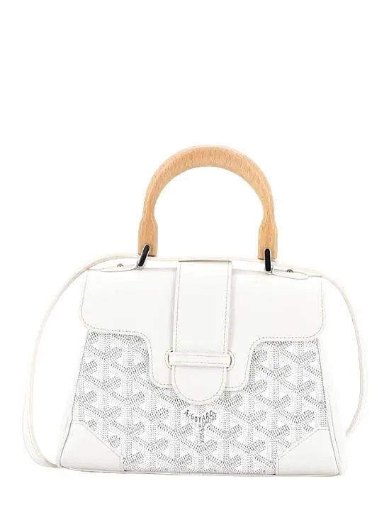 Goyard Saigon Top Handle Bag - White