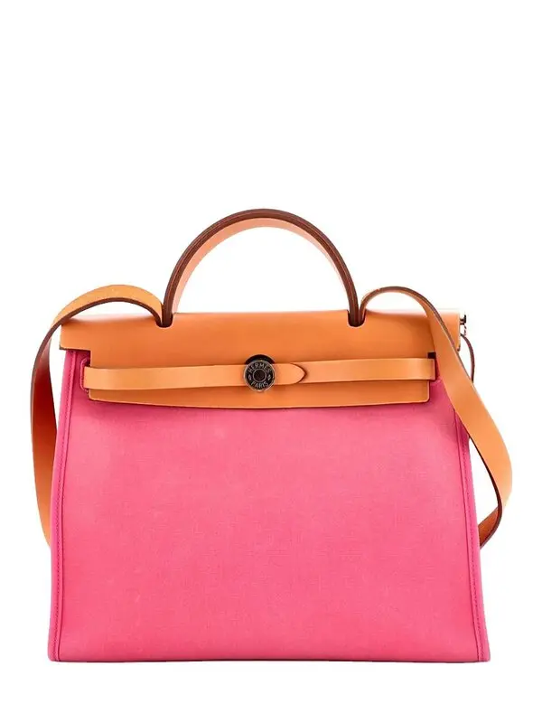 Hermès 31 Herbag Zip - Pink