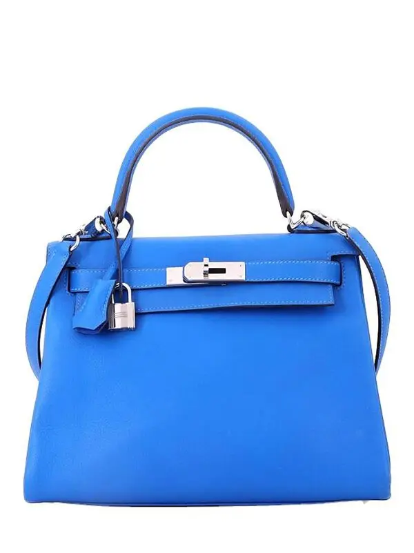 Hermès Kelly 28 Handbag - Bleu Hydra