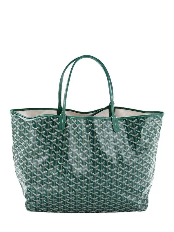 GOYARD Gm Saint Louis Tote Coated Canvas - Green