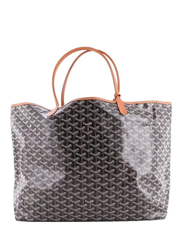 Goyard Gm Saint Louis Tote Coated Canvas - Brown